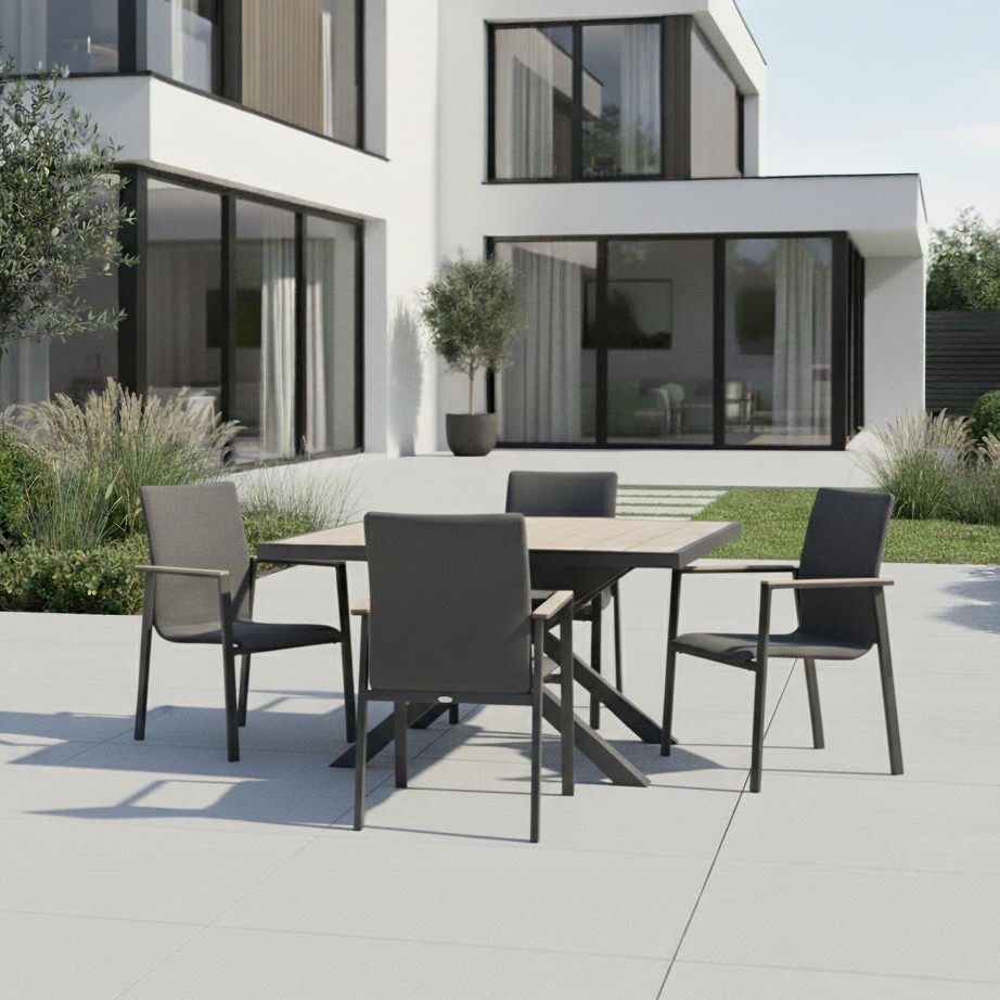 Tudor 4 seat dining set | Ransoms Garden Centre